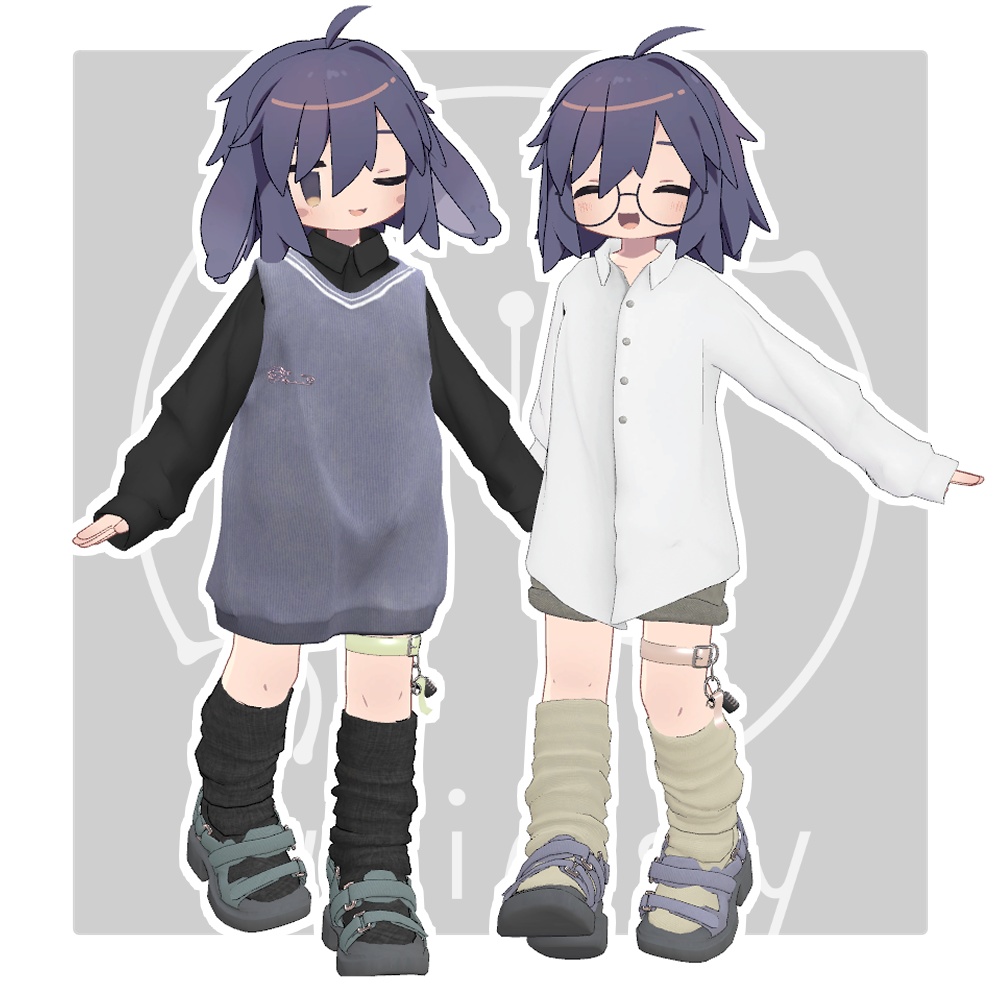 [うささき][Grus][桔梗][森羅][ルゼブル] LAZY WORKING - full code set - whimsy - BOOTH