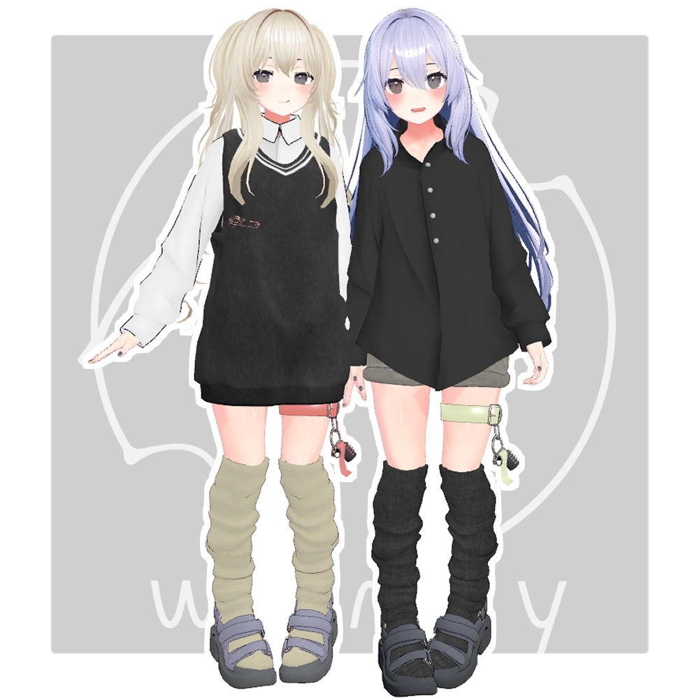 [うささき][Grus][桔梗][森羅][ルゼブル] LAZY WORKING - full code set - whimsy - BOOTH