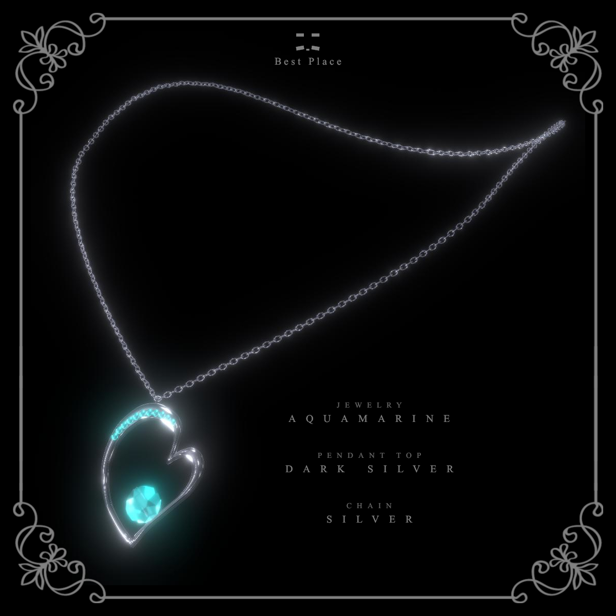 【VRChat】Hearty necklace FBX unitypackage (Shape key+) - Best Place - BOOTH
