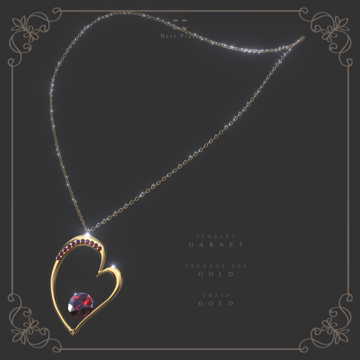 💎VRChat accessory💎〚💖Hearty necklace📿〛【8Color×8Color MA 21Avatar対応 ...