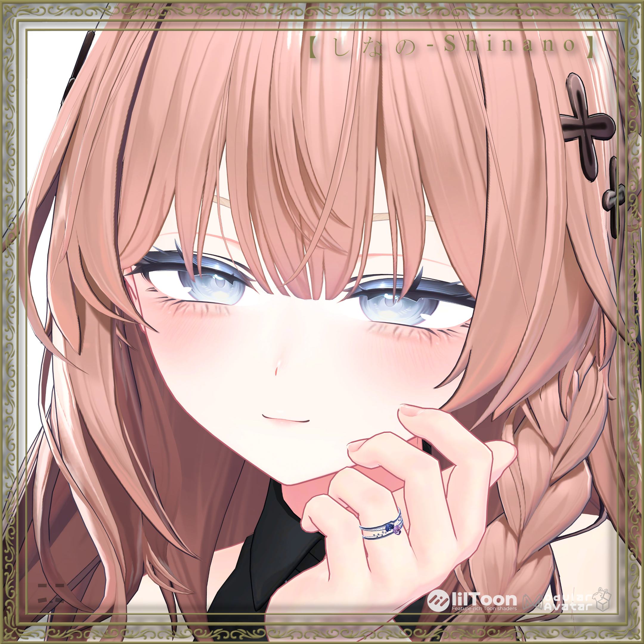 💍VRChat accessory💍 🌹Twin Rose🌹【10Color×5Color 18Avatar対応】 - Best Place ...