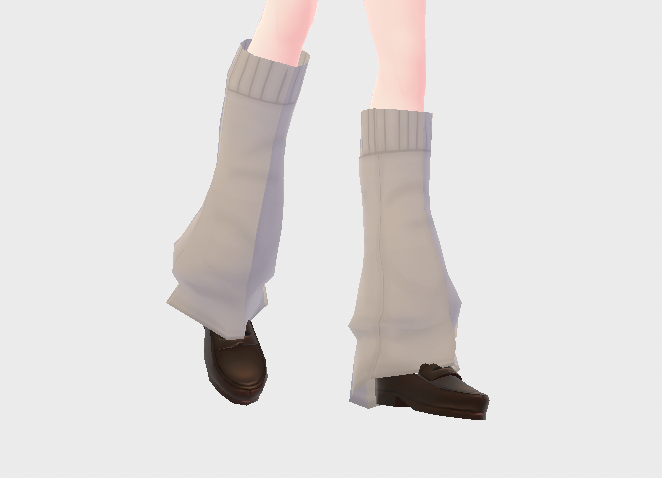 [FREE!] Neutral leg warmers for VRoid! Pack of 3 (Shoes NOT included ...