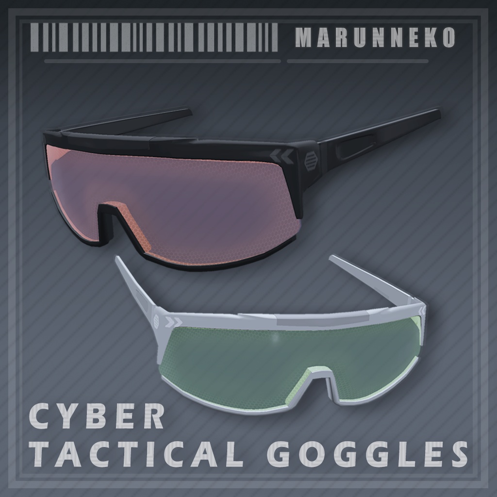 サイバー戦術ゴーグル Cyber Tactical Goggles - MaRunneko工房~ - BOOTH