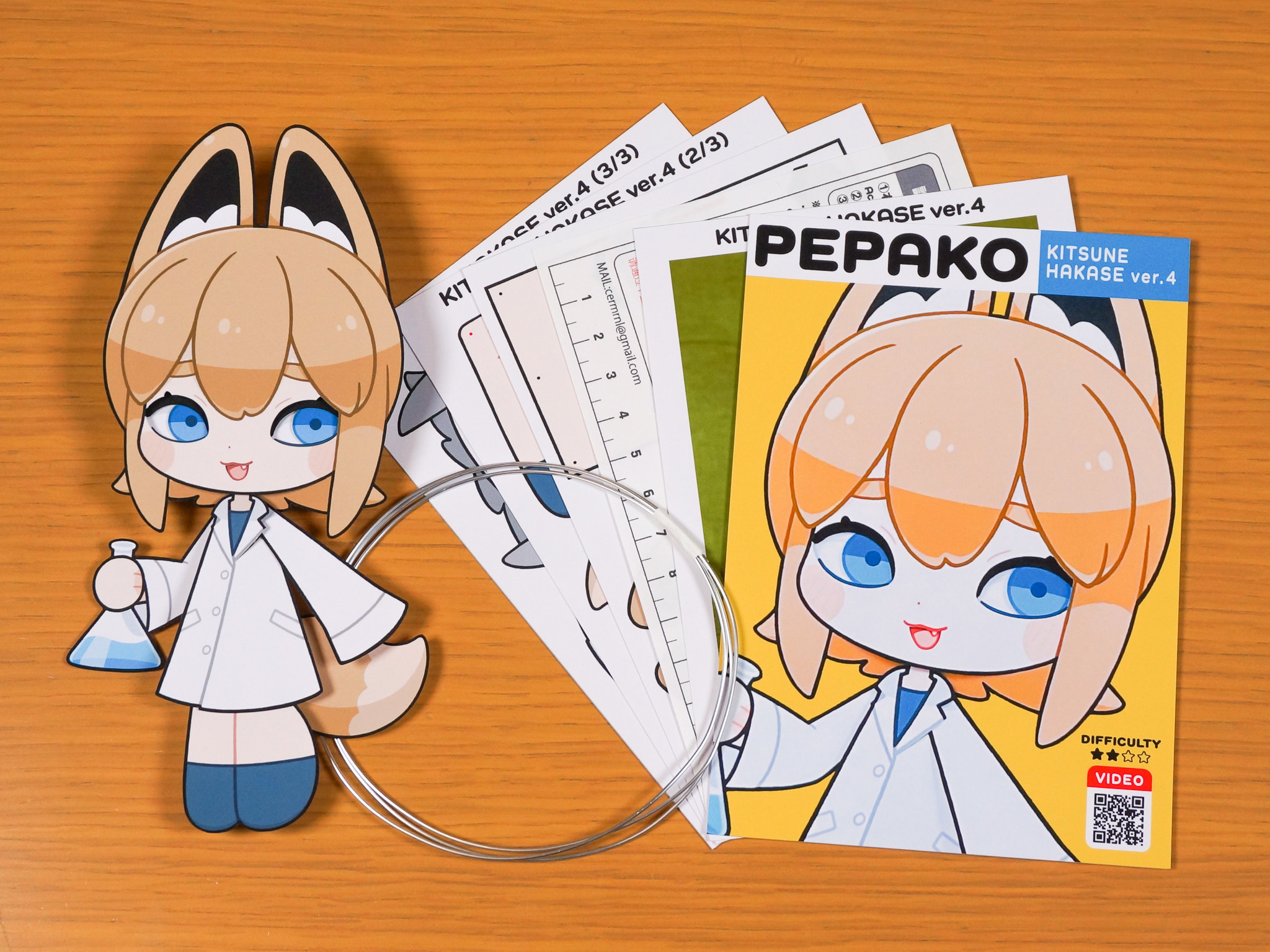 《販売終了》KITSUNE-HAKASE ver.4 組立キット - PEPAKO SHOP - BOOTH