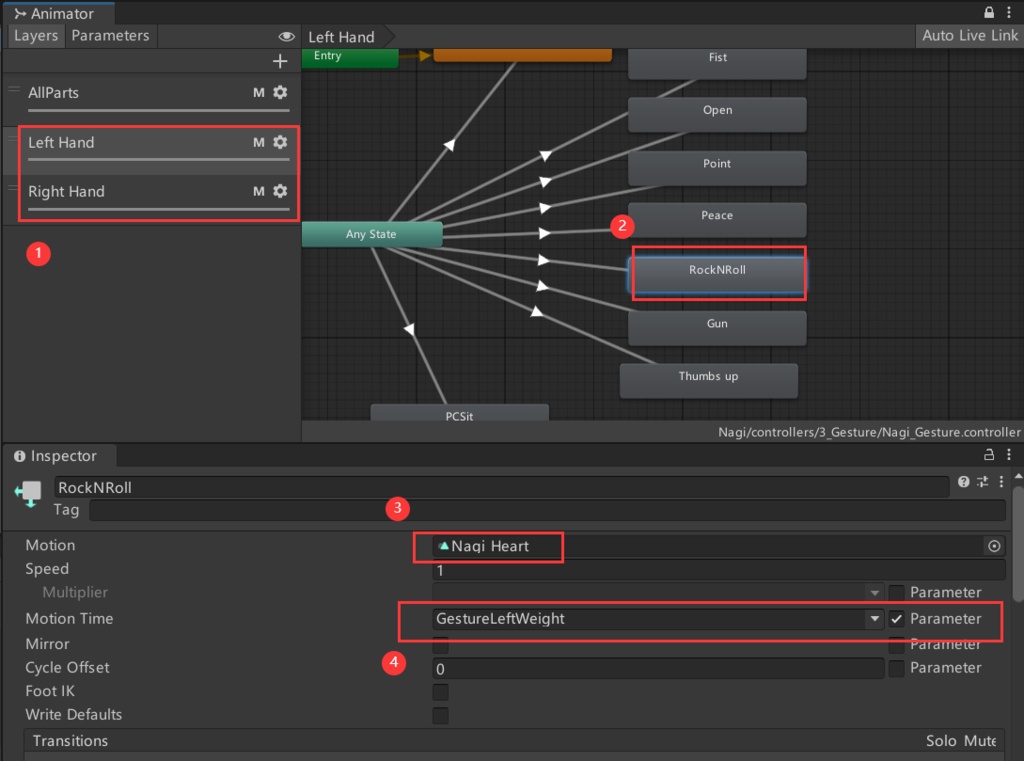 [無料] 凪 Nagi Heart Guesture Motion - anyxiaonian - BOOTH