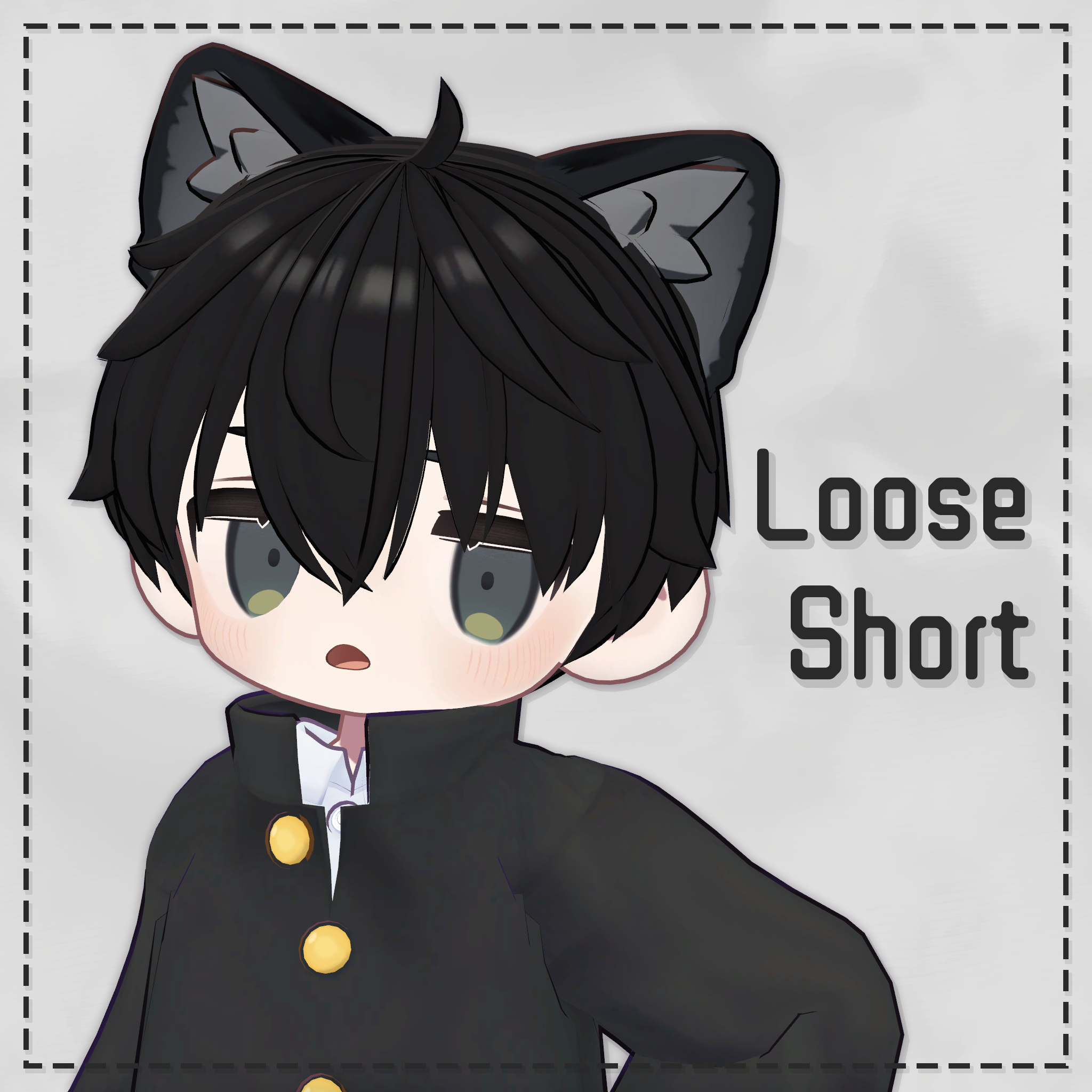 【髪型】LooseShort（キプフェル対応） - AOS Sewing Sec. - BOOTH