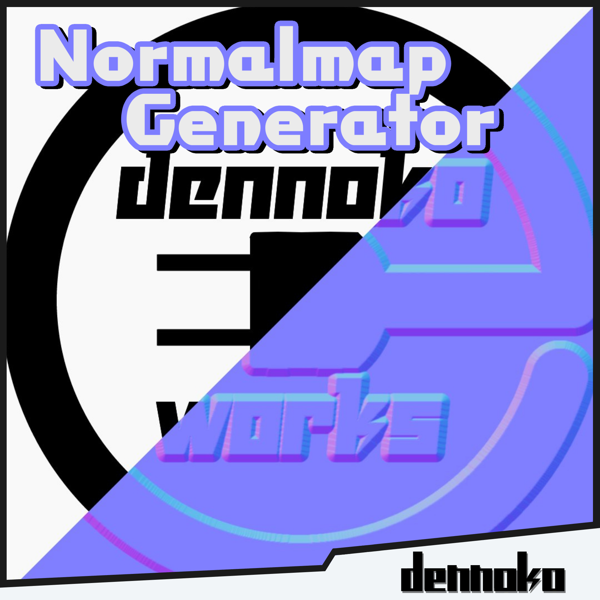 Normalmap Generator【ノーマルマップ生成ツール】 - dennokoworks - BOOTH