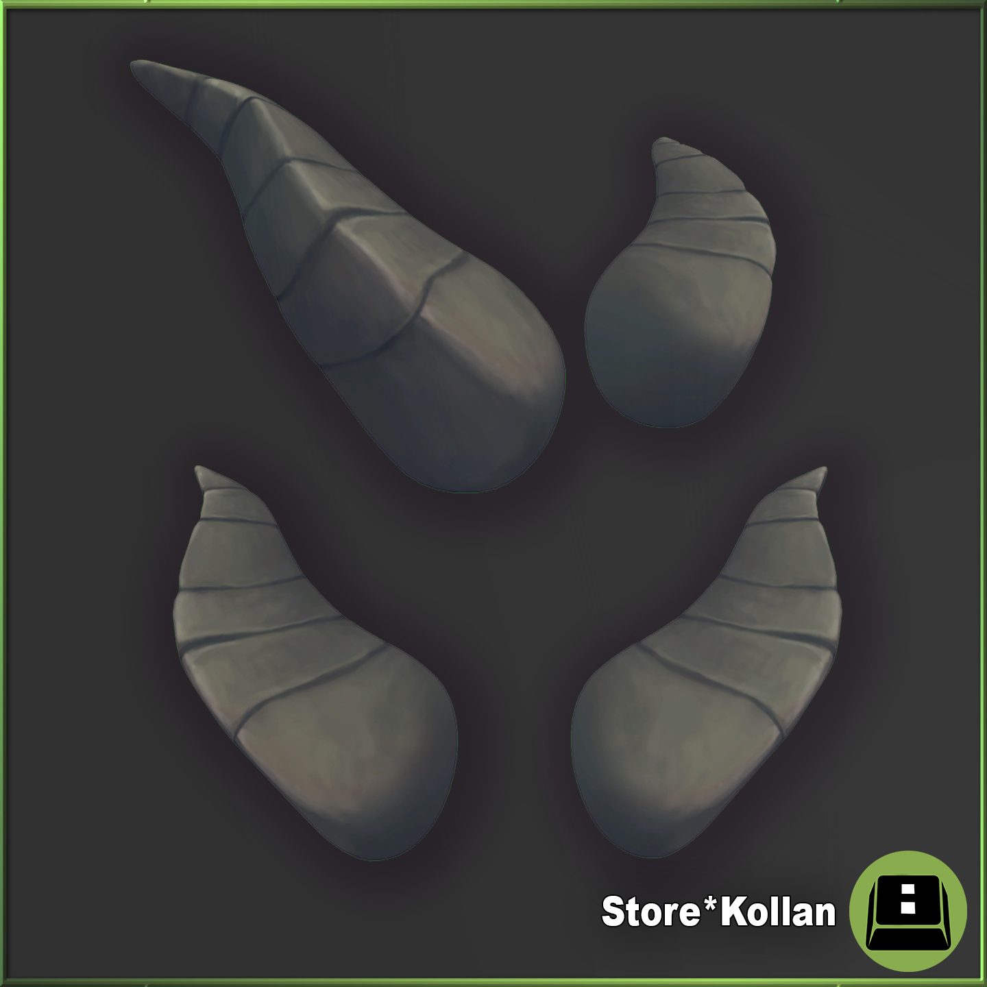 Spiky Horns: 鋭い角 - Kollan - BOOTH