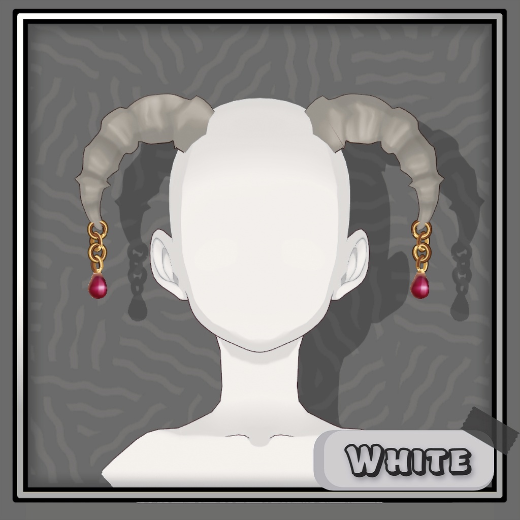 | 𝐕𝐑𝐎𝐈𝐃 | Demon Horns #1 |various colors| - Fanchski - BOOTH