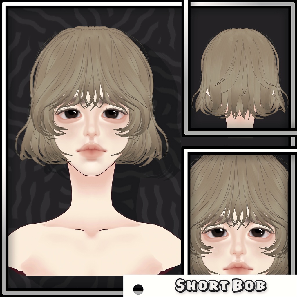 | 𝐕𝐑𝐎𝐈𝐃 | Short Bob Hair - Fanchski - BOOTH