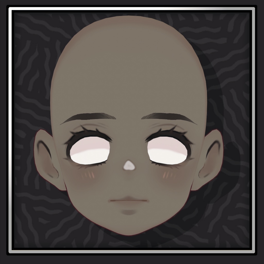 | 𝐕𝐑𝐎𝐈𝐃 | Full Face Texture #1 (+Eyebrows,Eyeliner) - Fanchski - BOOTH