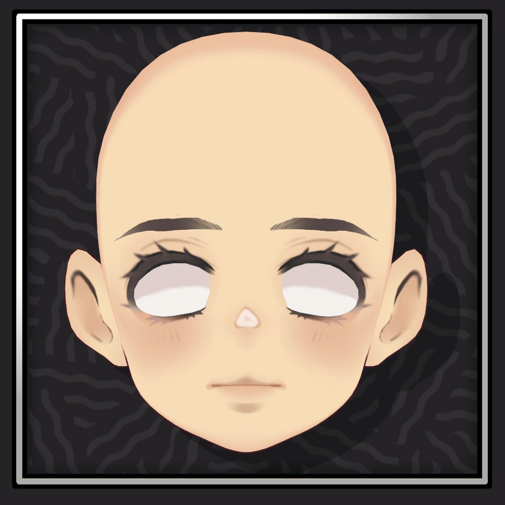 | 𝐕𝐑𝐎𝐈𝐃 | Full Face Texture #1 (+Eyebrows,Eyeliner) - Fanchski - BOOTH