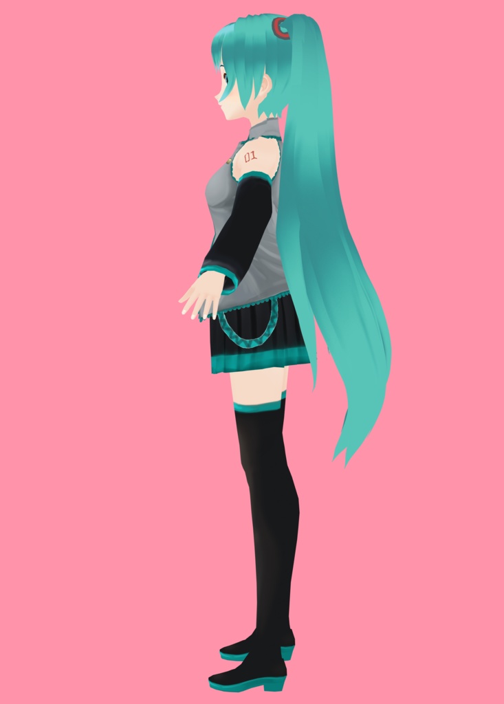[VRoid Texture] Hatsune Miku 初音ミク Costume + Tattoo || Vocaloid ...