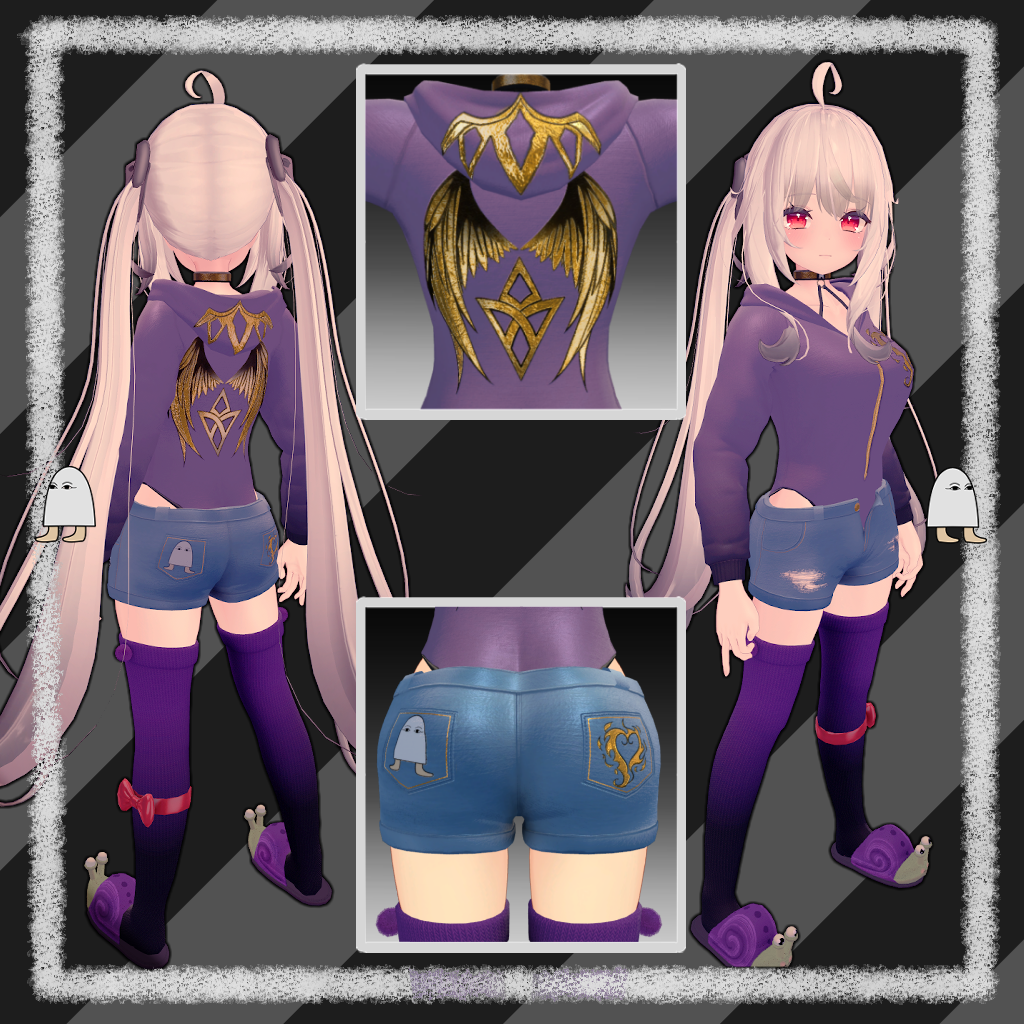【KIKYO/MAYA/SELESTIA】 Comfy Snail Wear clothes for VRC - goonga - BOOTH