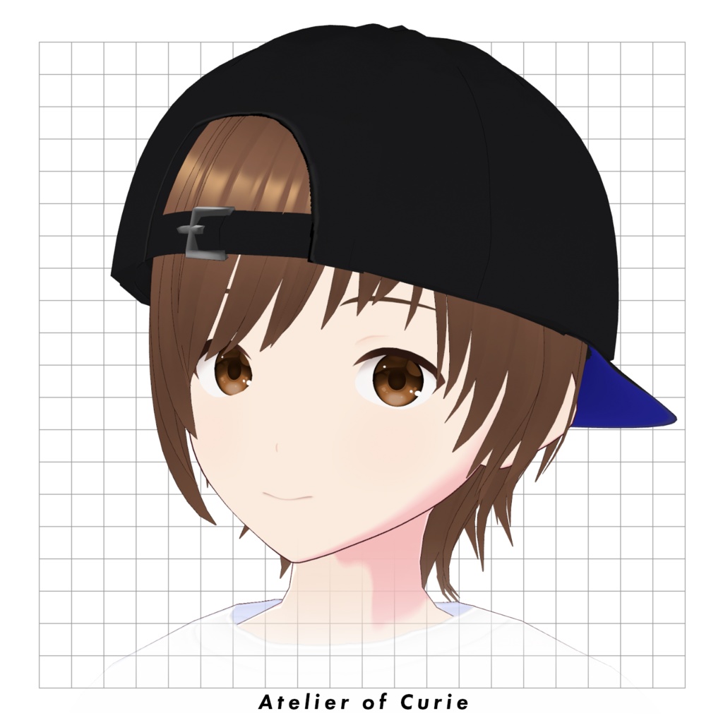 【無償版有り】バックワーズキャップ【VRoidテクスチャ】 - #クリエノアトリエ - BOOTH