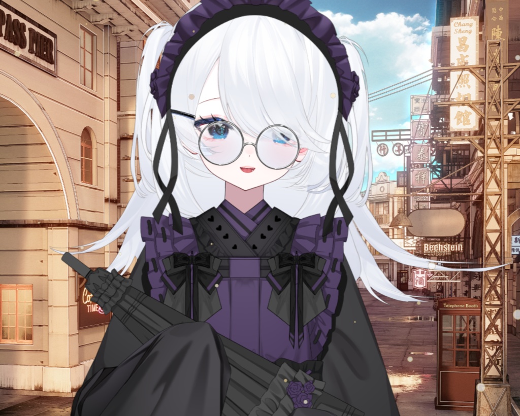 Live2D Assets/VTuber向け/着替え衣装_chinese doll - SuperMioChan - BOOTH