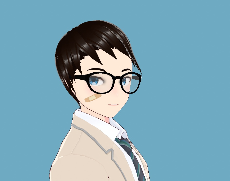 VRoid - Business Man Model / Custom Hair & Skin Details - Turnip Town ...