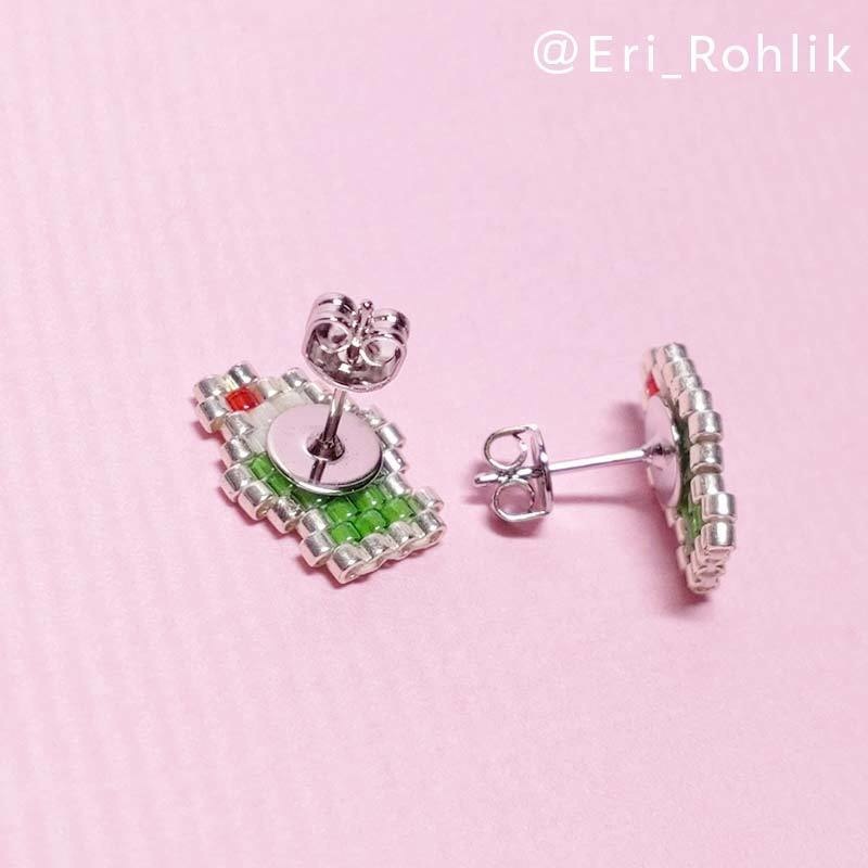 メロンソーダピアス - さわらえり - BOOTH