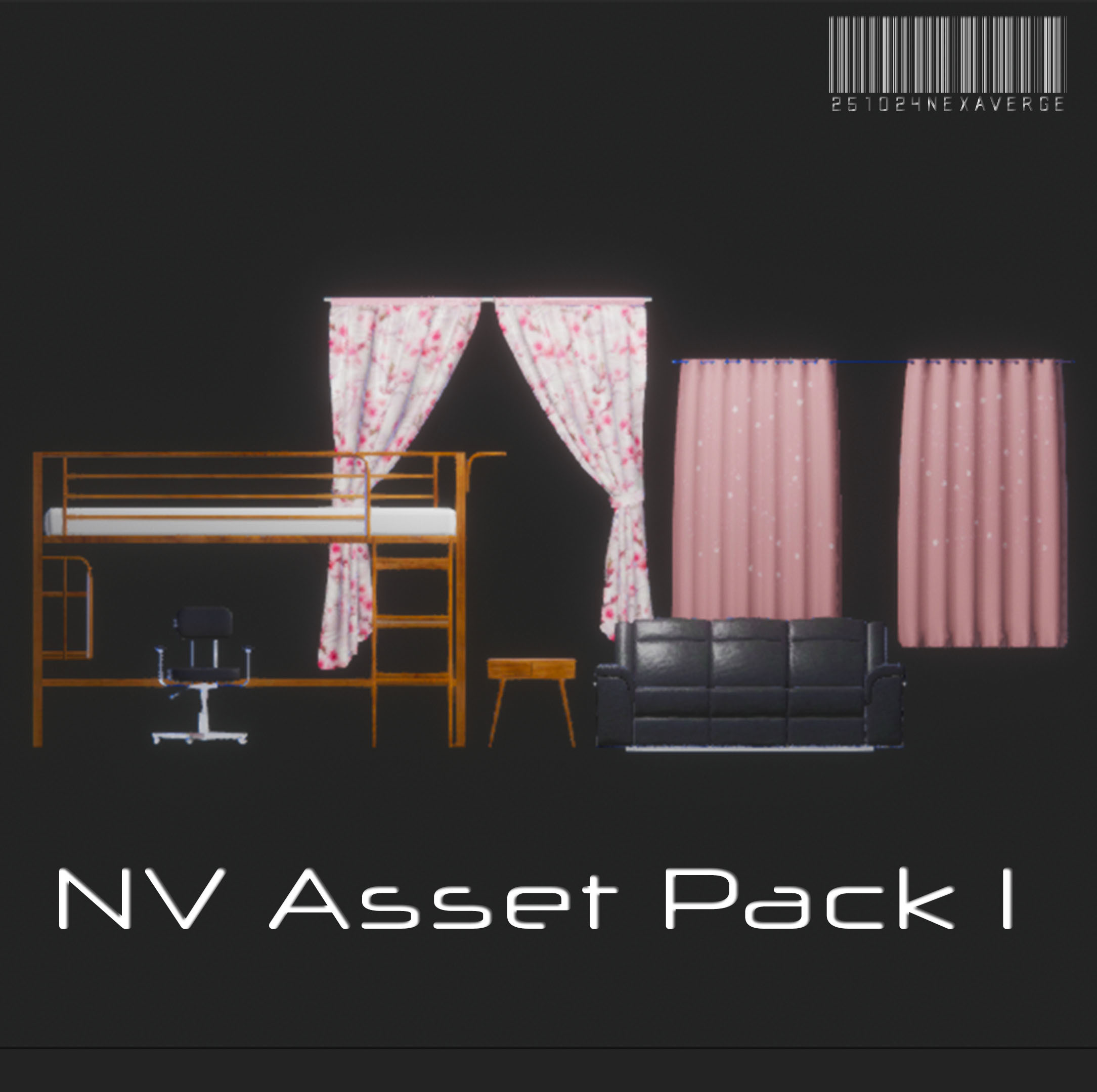 VRChat Asset Pack Vol 1 NV - nexaverge - BOOTH