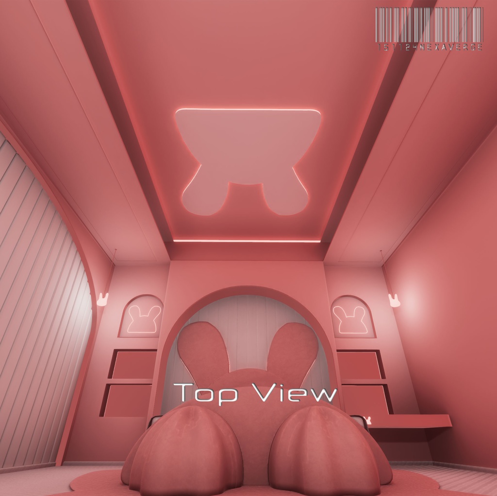 VRChat World - Rabbit Room [Unique room vol1] - nexaverge - BOOTH