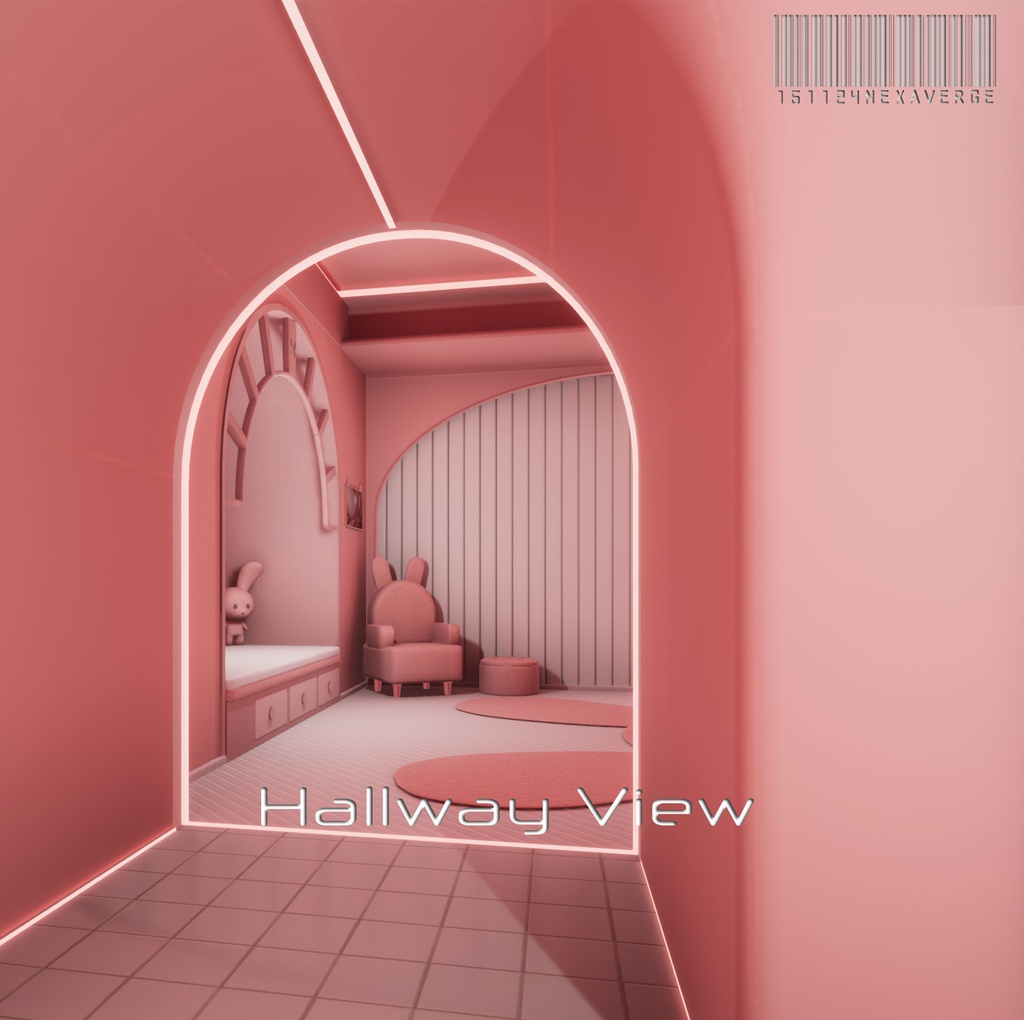 VRChat World - Rabbit Room [Unique room vol1] - nexaverge - BOOTH