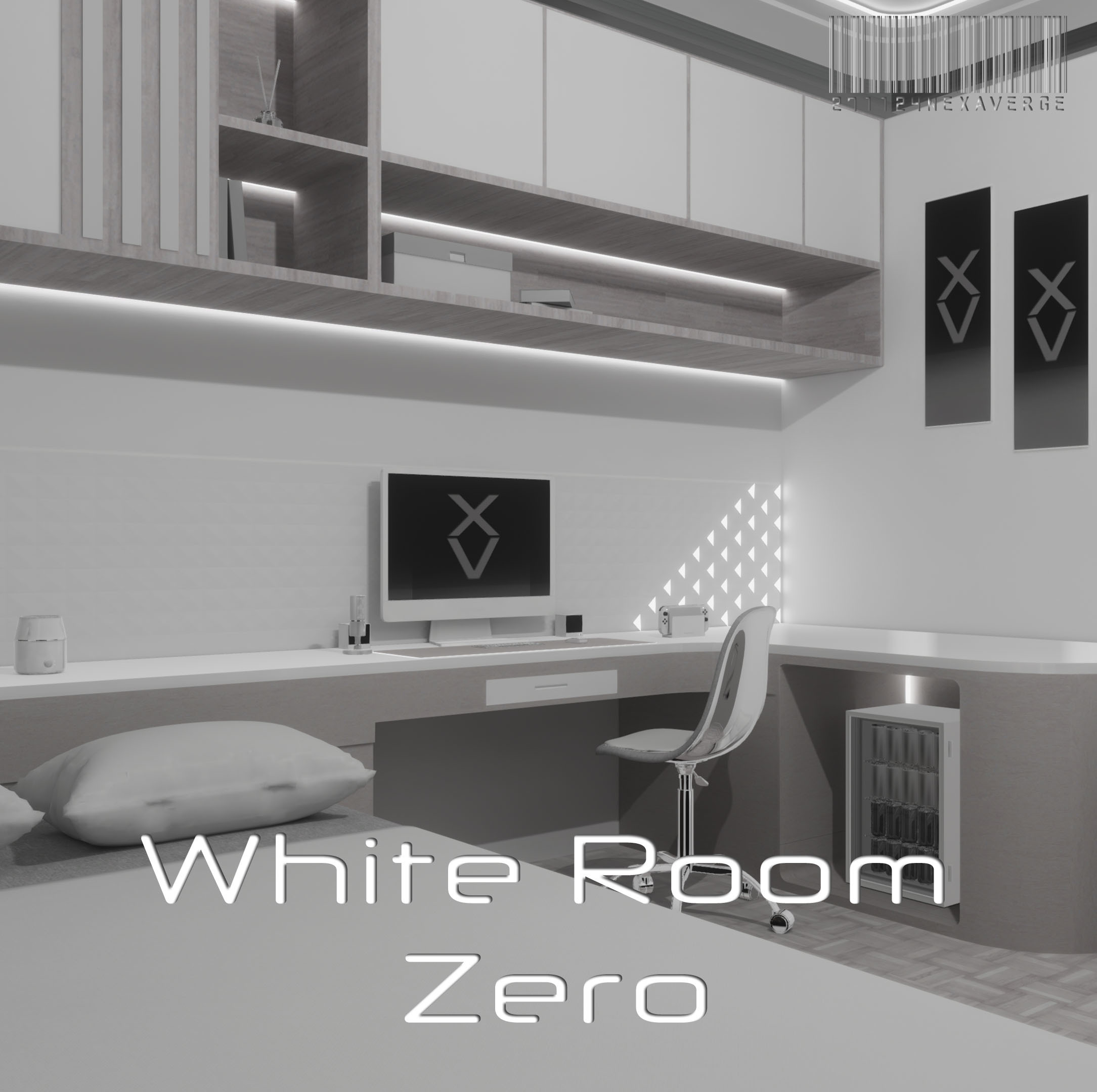 VRChat World - White Room Zero - nexaverge - BOOTH