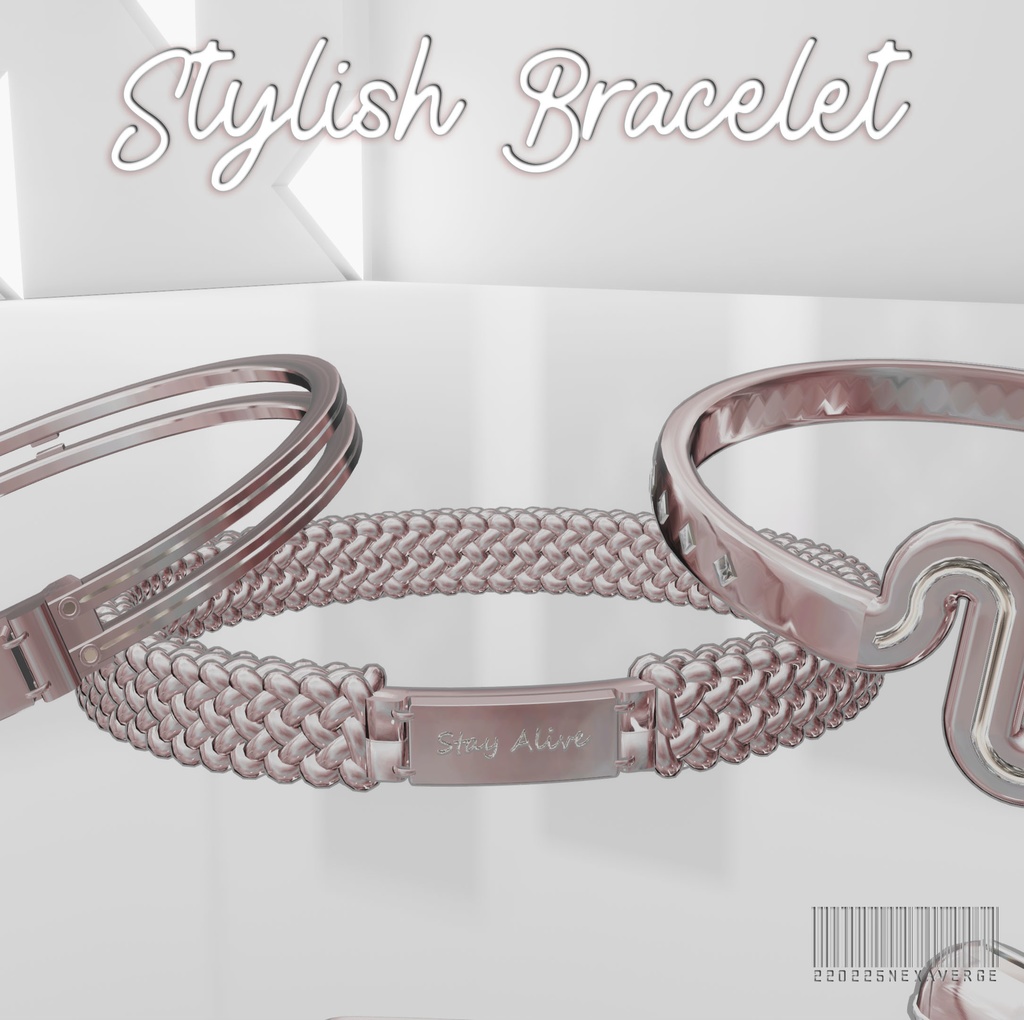 VRChat - NV Accessory Bracelet,Choker,Ring,Hairpin Vol 1 - nexaverge ...