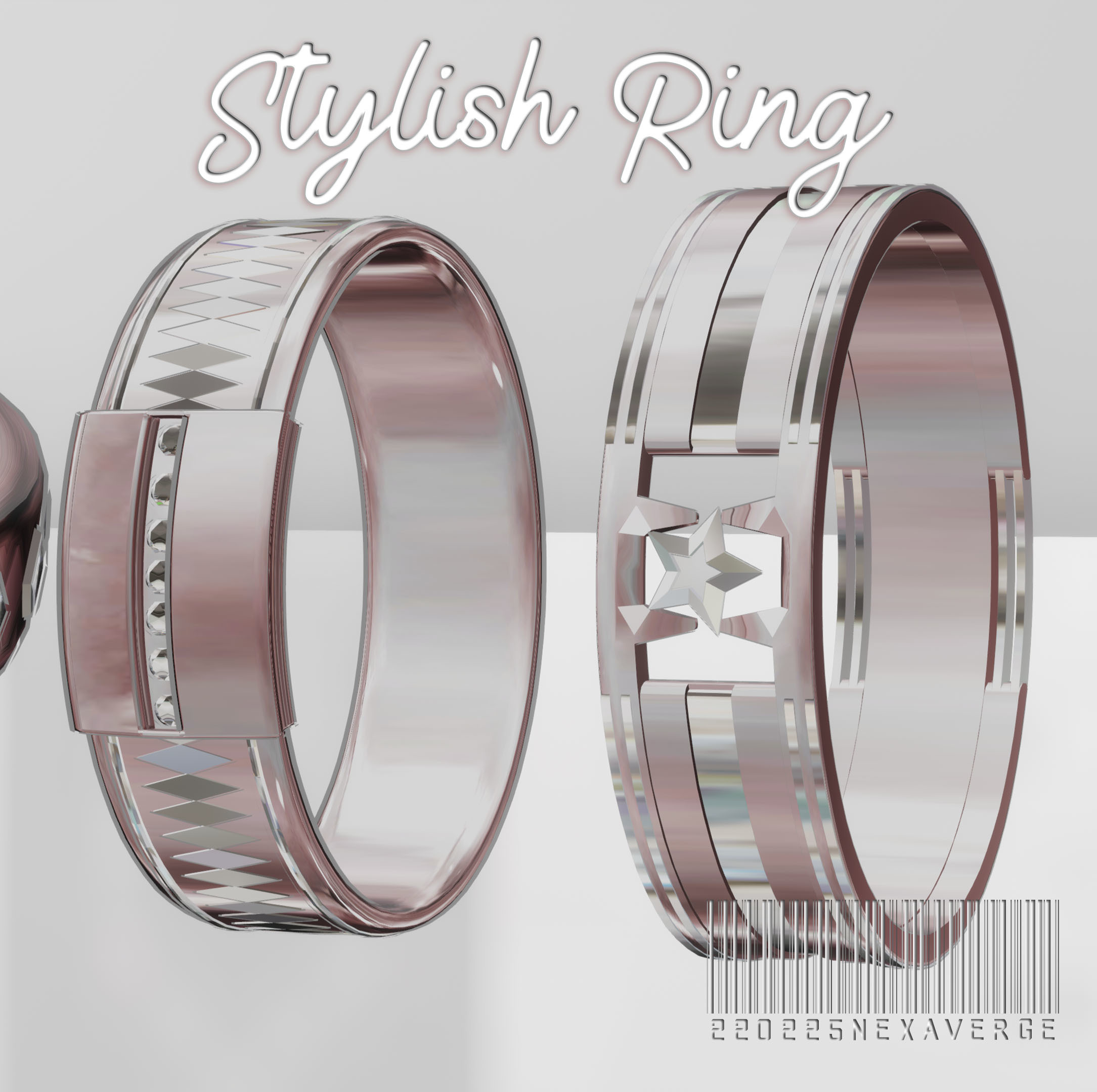 VRChat - NV Accessory Bracelet,Choker,Ring,Hairpin Vol 1 - nexaverge ...