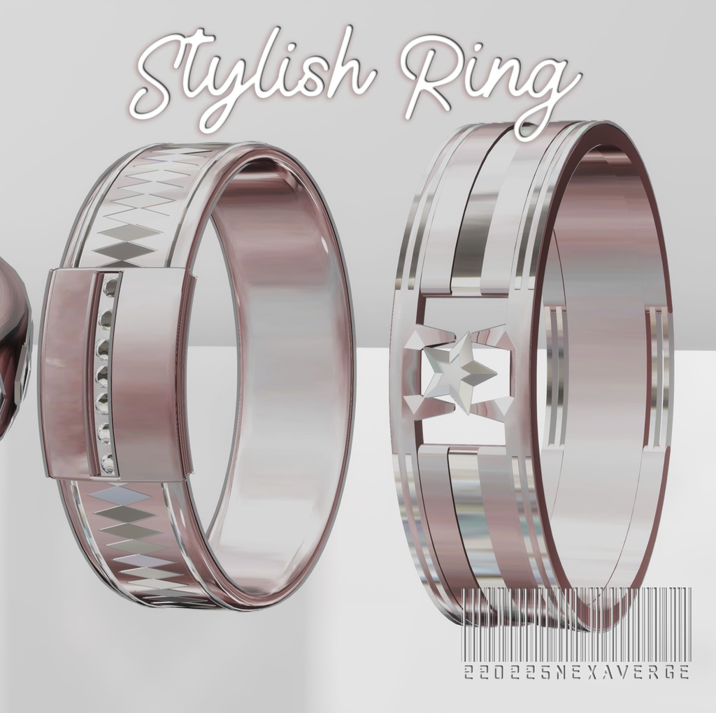 VRChat - NV Accessory Bracelet,Choker,Ring,Hairpin Vol 1 - nexaverge ...