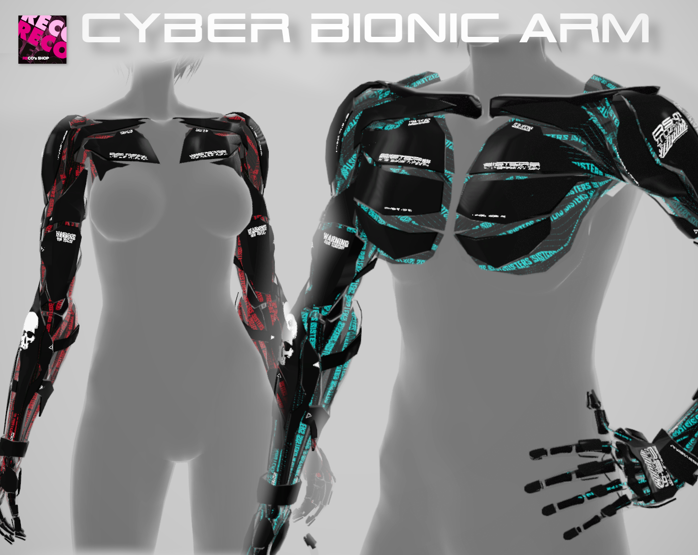 XWear衣装 】サイバーバイオニックアーム -Cyber Bionic Arm- - RECO's SHOP - BOOTH