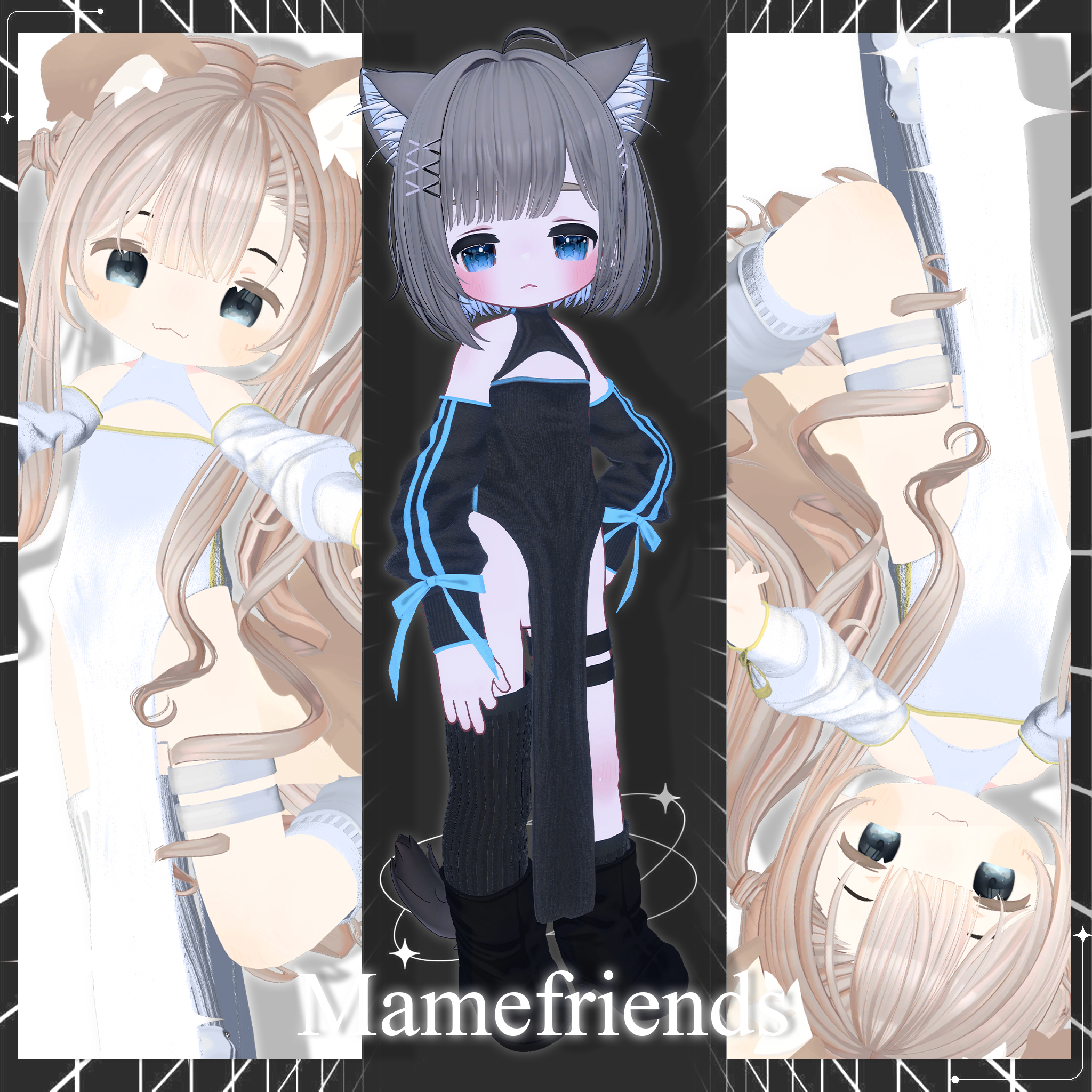 【25アバター対応】 open sale!! Midnight_Silhouette [VRChat] - TeamKill - BOOTH