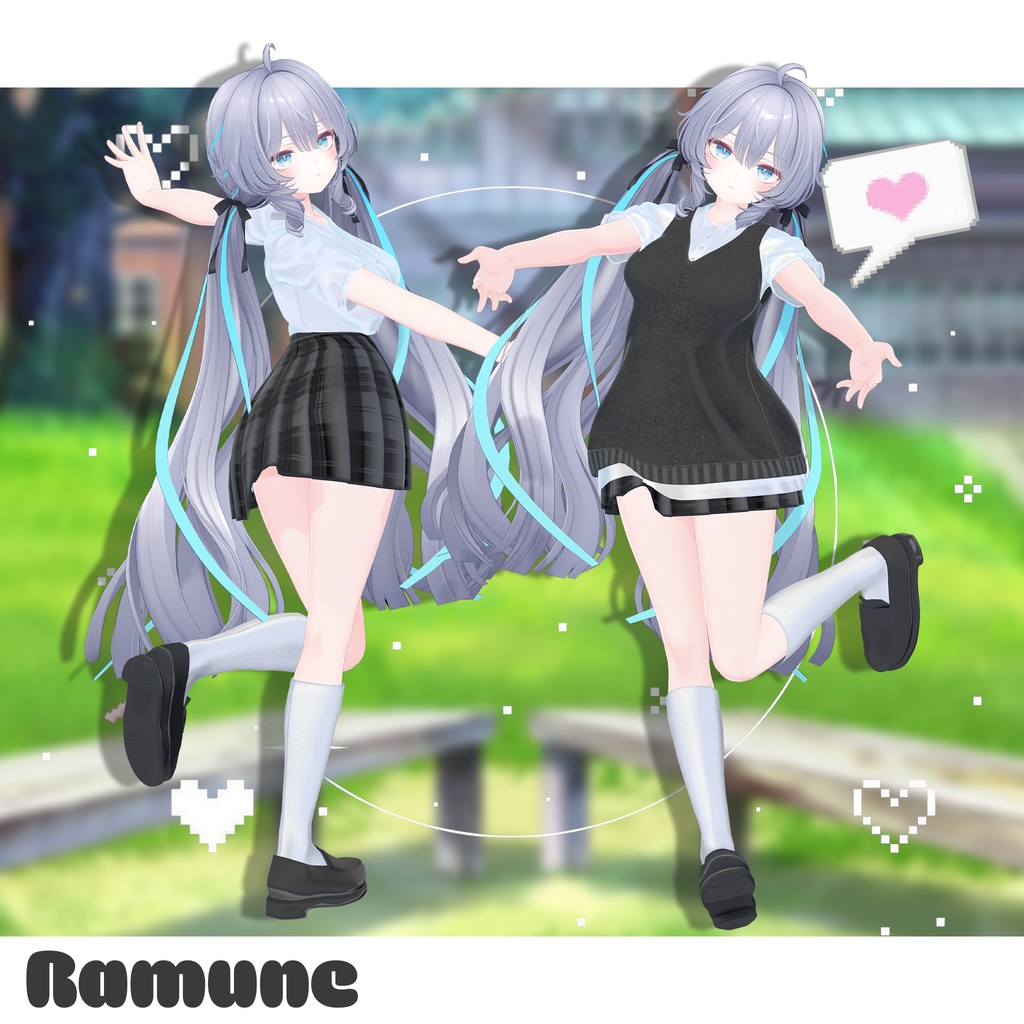 【24アバター対応】 open sale!! Sakura School [VRChat] - TeamKill - BOOTH