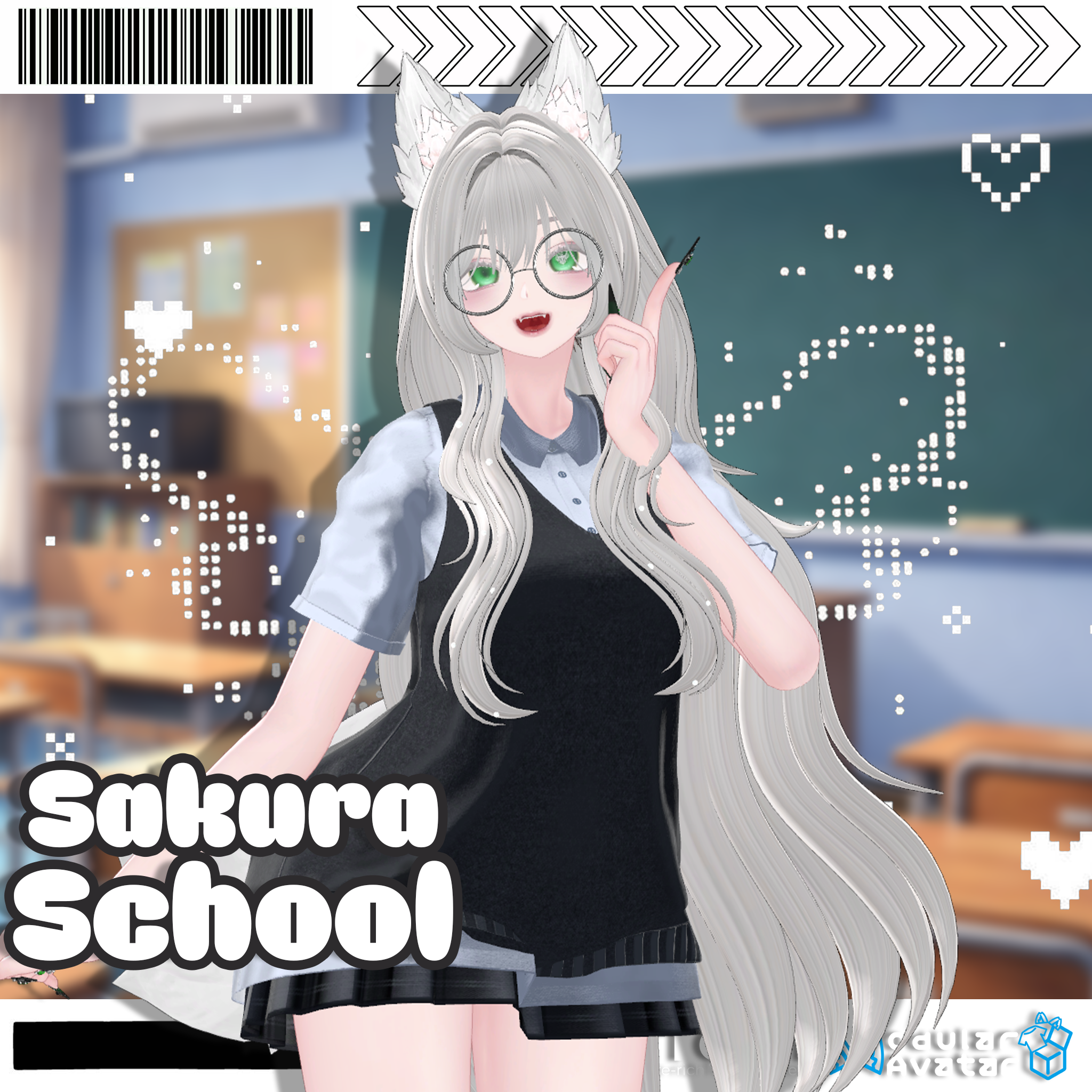 【24アバター対応】 open sale!! Sakura School [VRChat] - TeamKill - BOOTH
