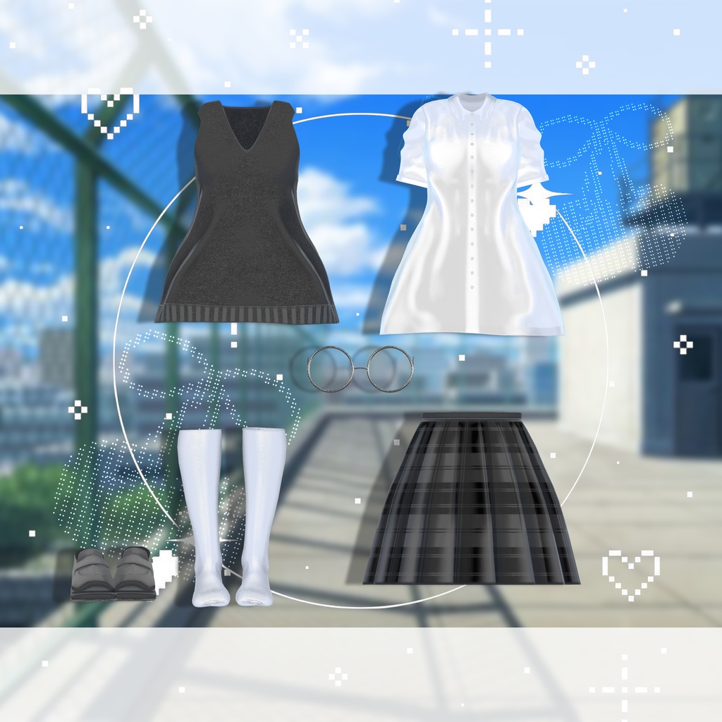 【24アバター対応】 open sale!! Sakura School [VRChat] - TeamKill - BOOTH