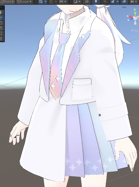 【VRChat】チタンコーティング風matcap (リング付き) - 和狐 - BOOTH