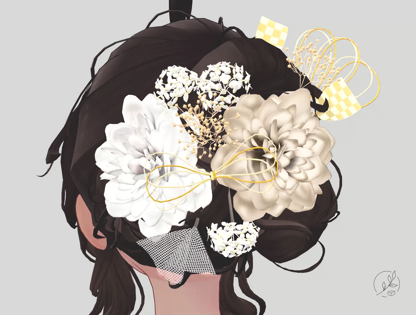 【VRChat用】 11_花飾り - poto99 - BOOTH