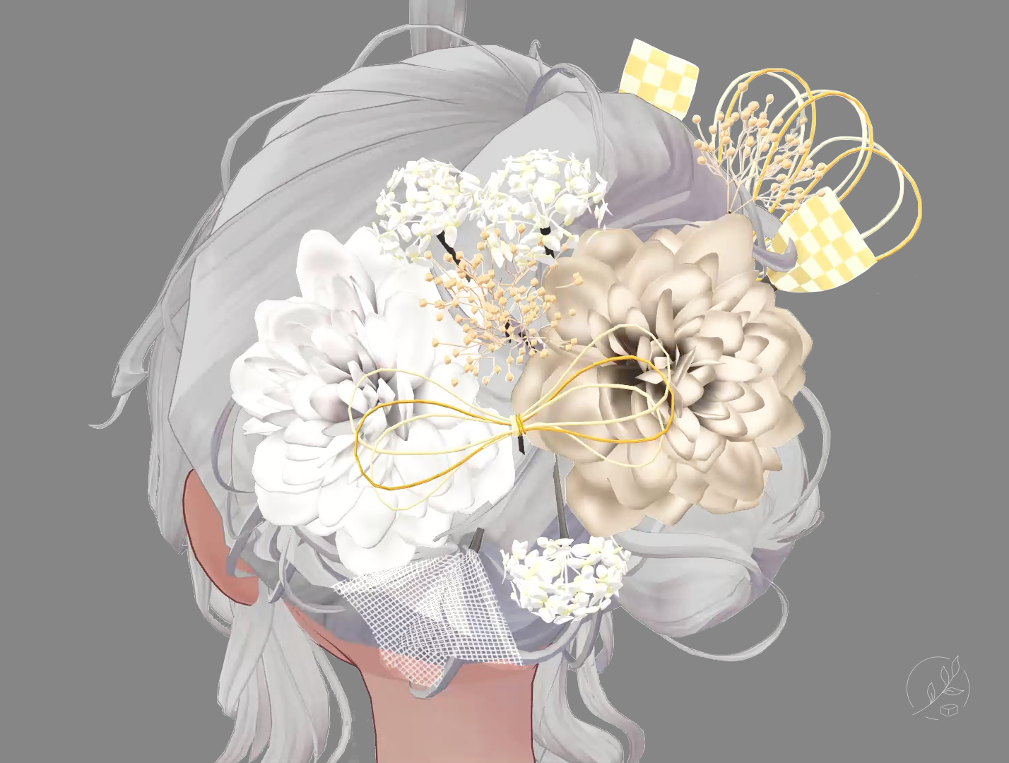 【VRChat用】 11_花飾り - poto99 - BOOTH