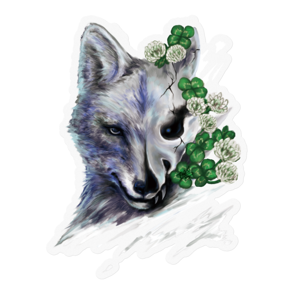 狼-怨念-ステッカー - Moon Lover - BOOTH