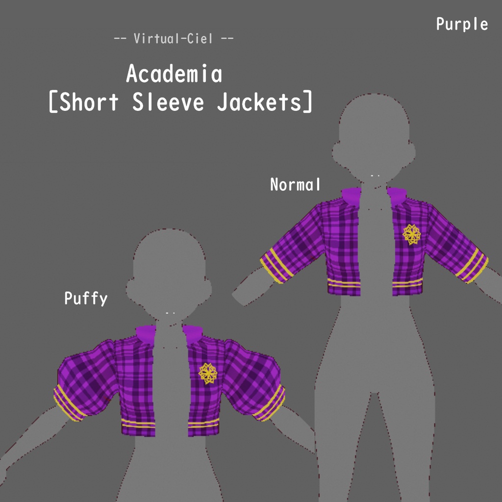 Academia - Jackets [Vroid] - virtual-ciel - BOOTH