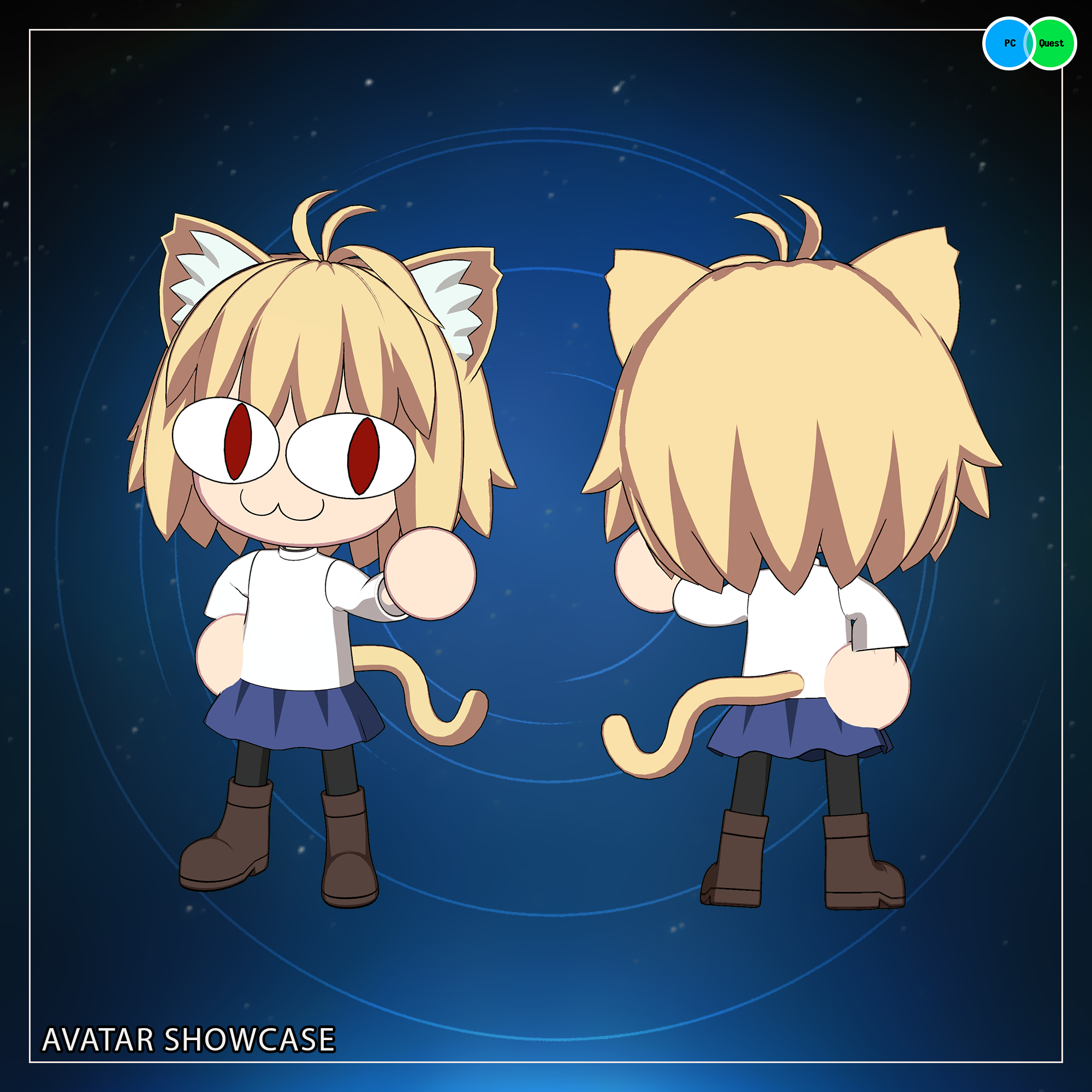 [VRC 3D Avatar] Neco-Arc & Chaos v1.24 - MetaYoutou - BOOTH