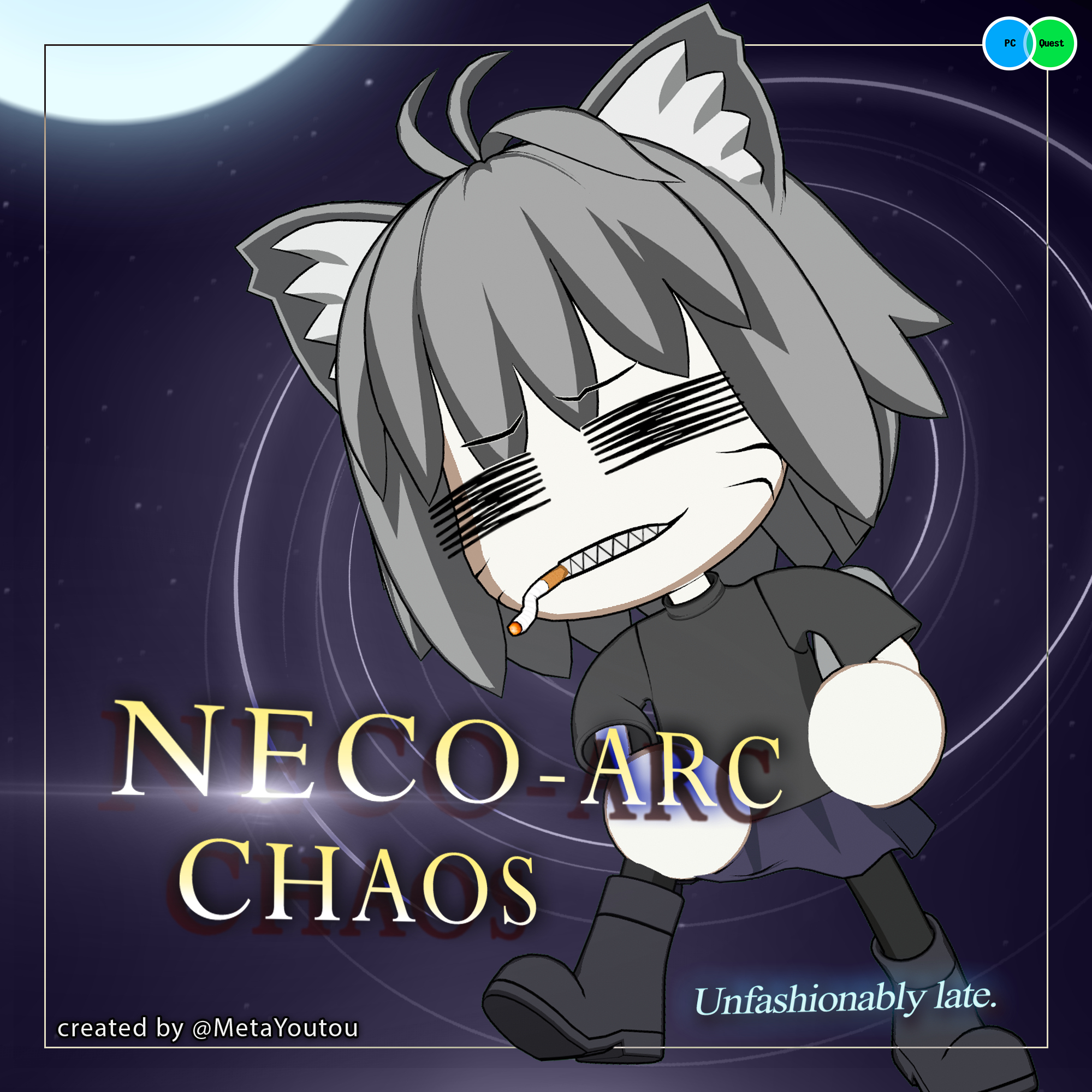 [VRC 3D Avatar] Neco-Arc & Chaos v1.23 - MetaYoutou - BOOTH