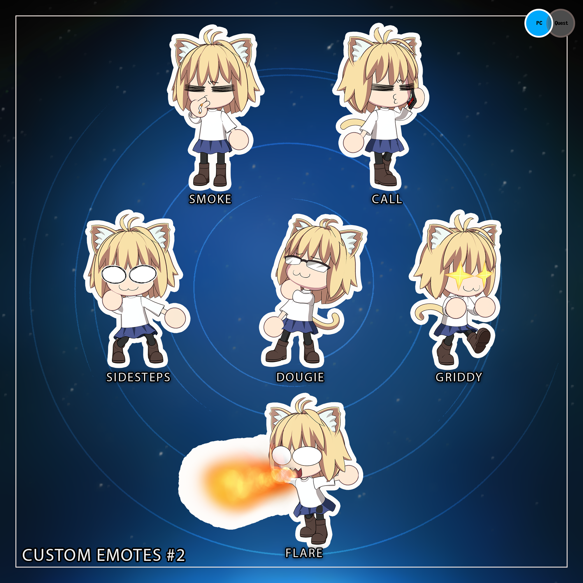 [VRC 3D Avatar] Neco-Arc & Chaos v1.24 - MetaYoutou - BOOTH