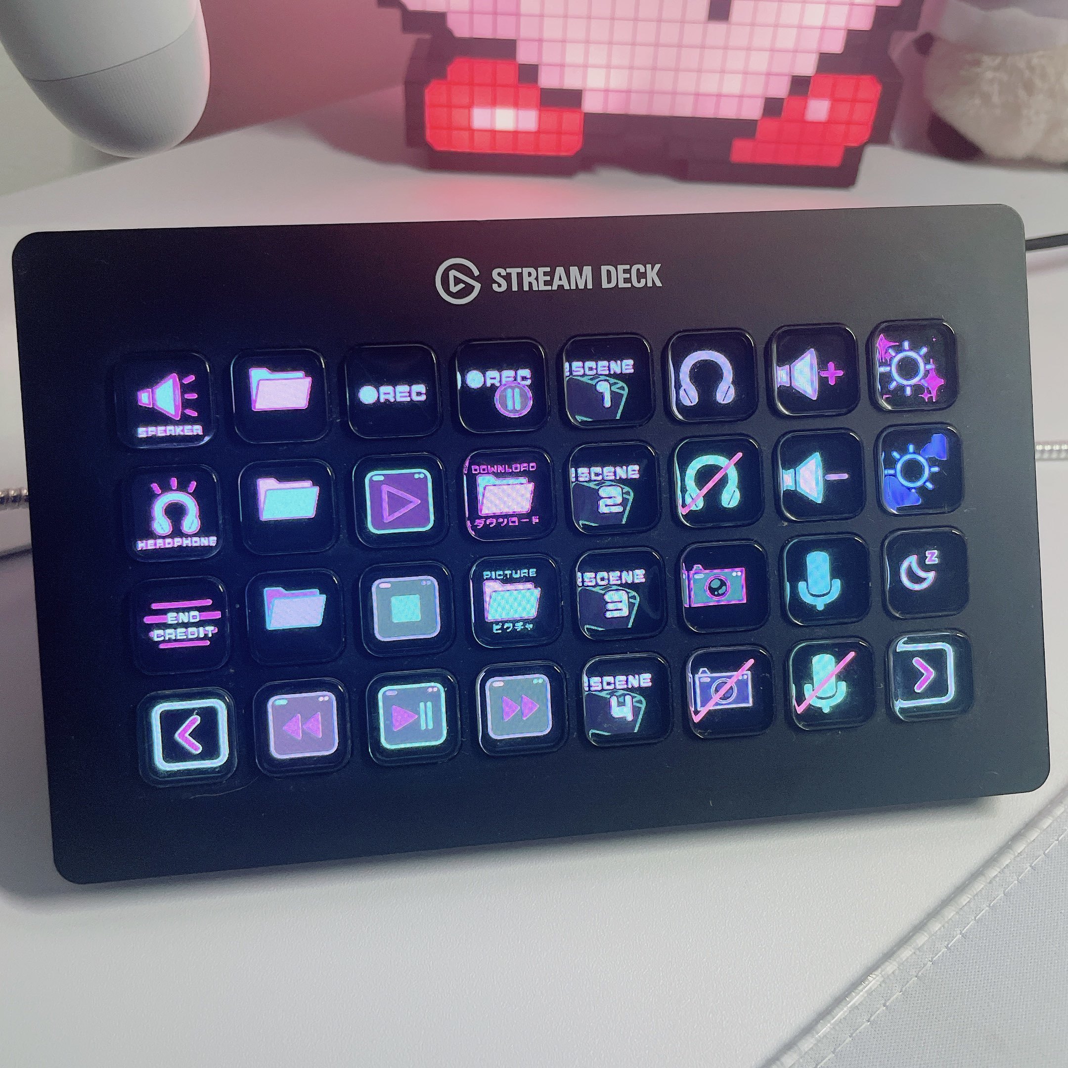 ネオンドリーム / STREAMDECKアイコンセット - べるべる素材 - BOOTH