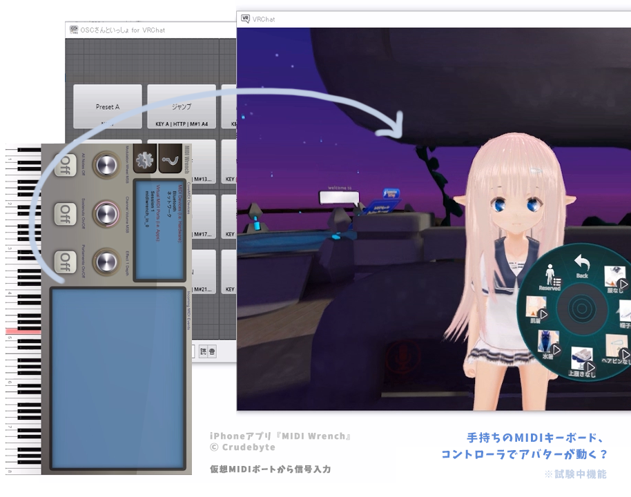 【VRChat/OSC】OSCさんといっしょ(β) - みらいショップ - BOOTH