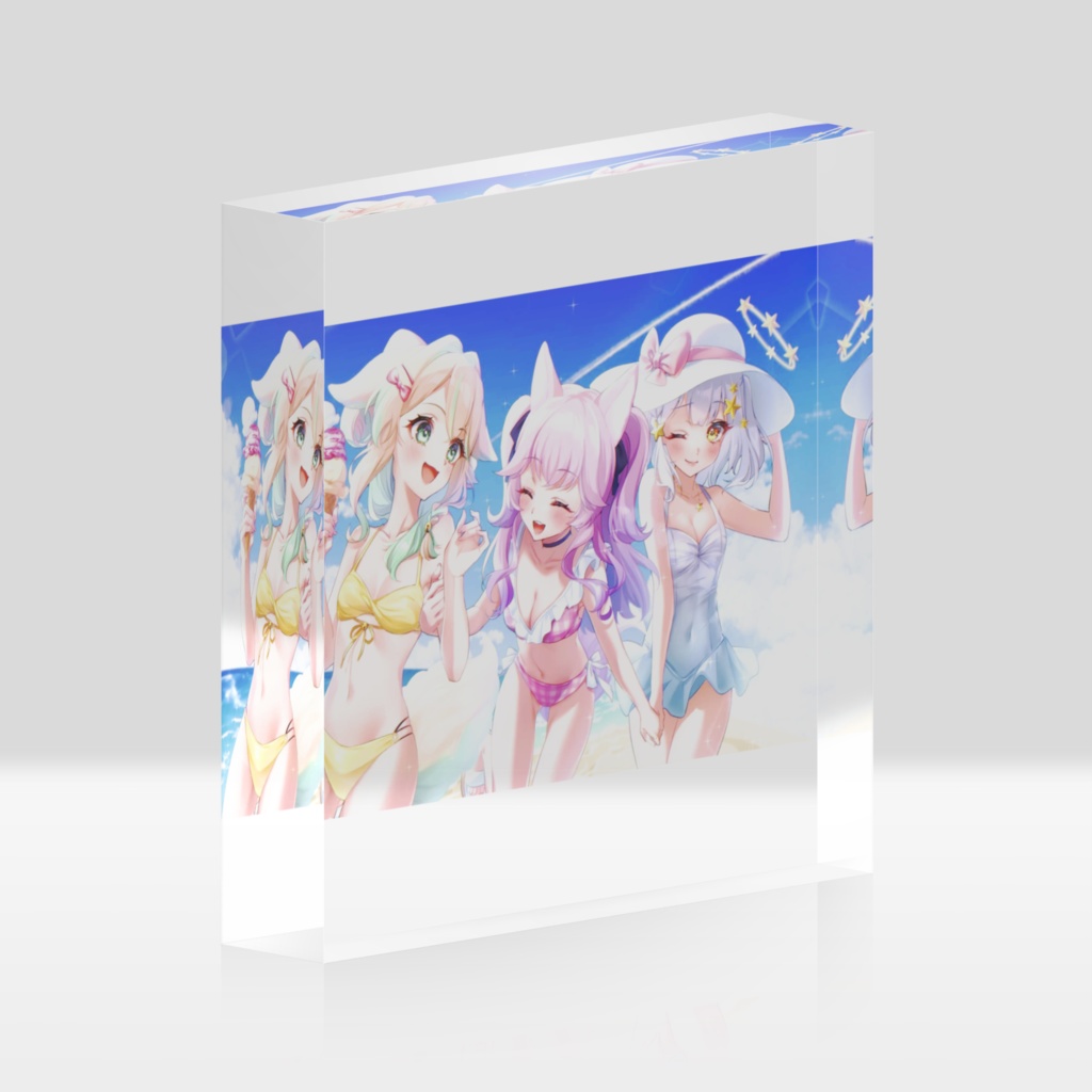 1.5期生限定水着イラストアクリルブロック - Vubble - BOOTH