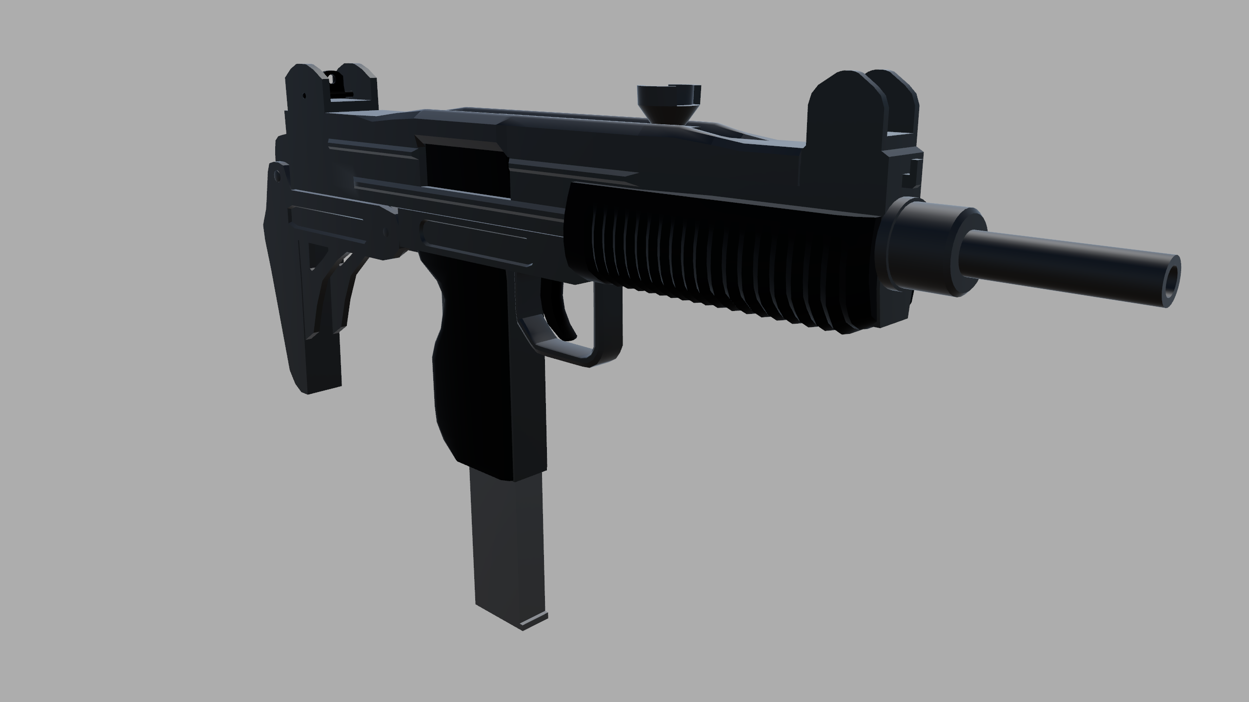 UZI submachine gun - RamToRi 's Crazy Things - BOOTH