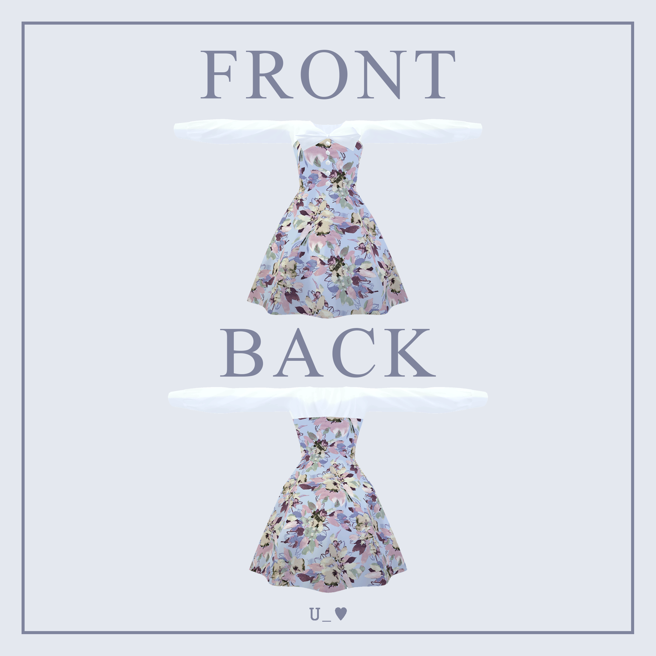 [PB] 桔梗(Kikyo) - Pattern_Dress - U_ - BOOTH