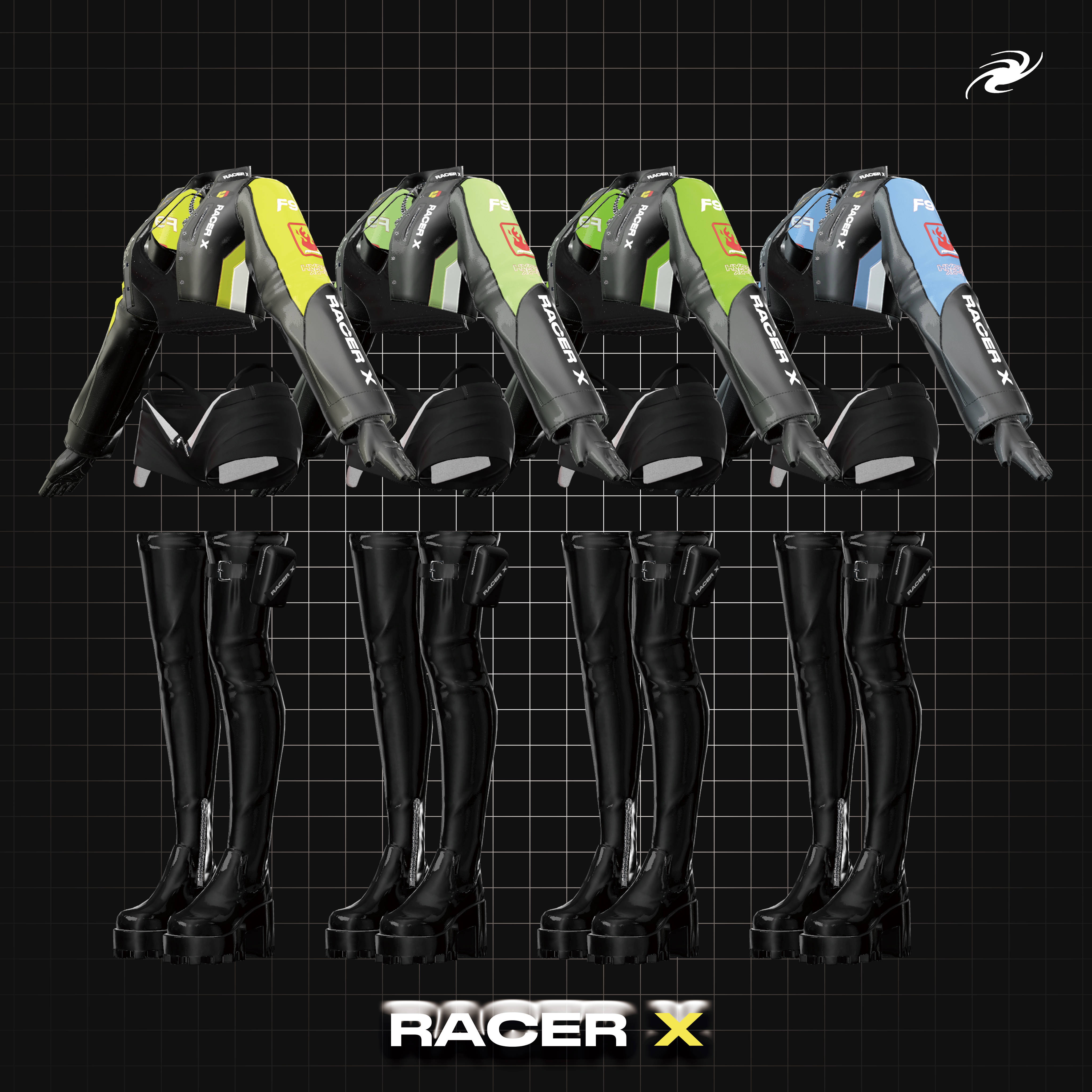 🏁 Racer X 🏁 [5アバター対応] - meemu - BOOTH