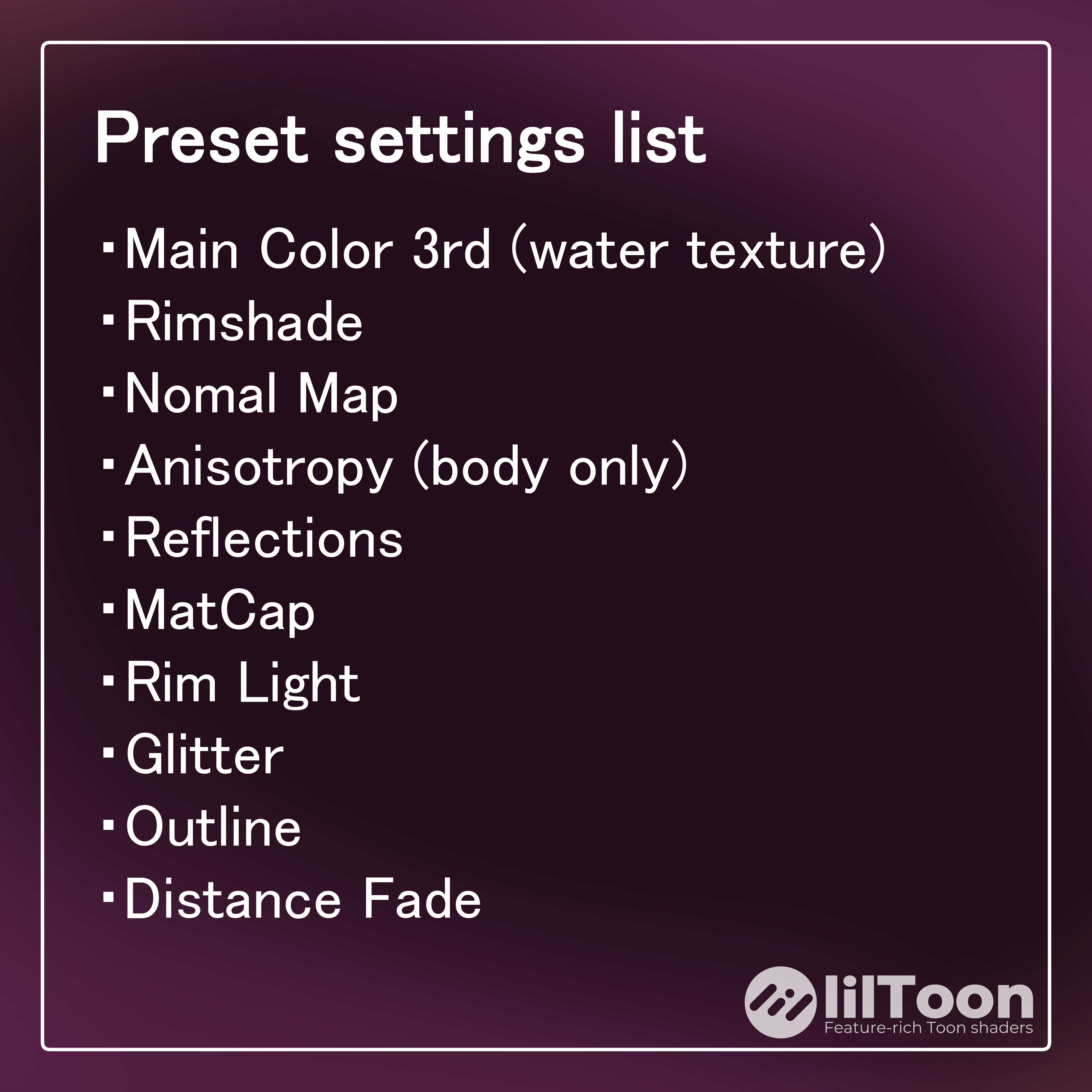 【lilToon】Siroari skin material No.03 / lilToon preset & material setup ...