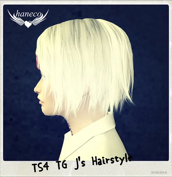 TS4 TG J's Hairstyle - HANECO's BOX - BOOTH